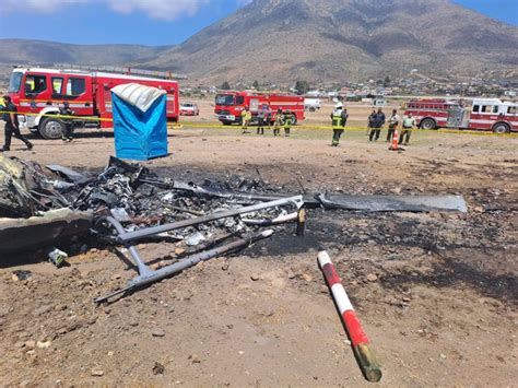 Región Coquimbo Muere oficial policial tras accidente de helicóptero