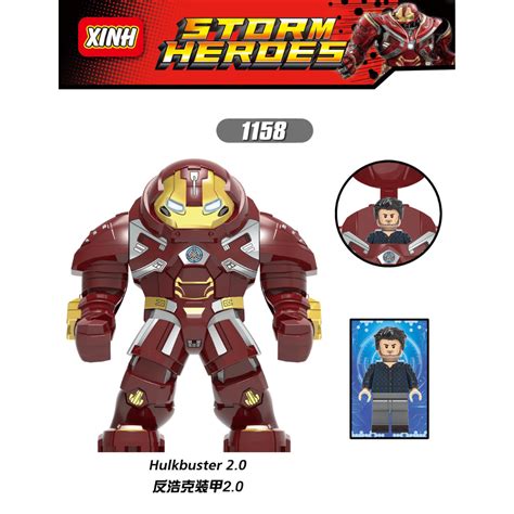 Marvel Hulkbuster Bigfig Infinity War Xh1158 Minifigures Brixtoy