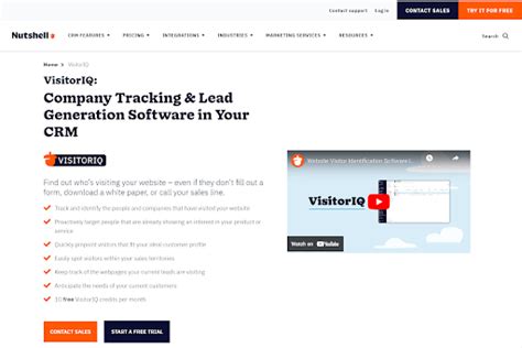 the complete guide to b2b website visitor tracking nutshell