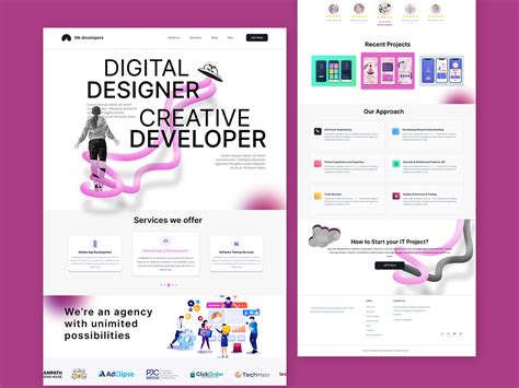 Software Company Website Ui Designs Themes Templates And Downloadable Graphic Elements On Dribbble