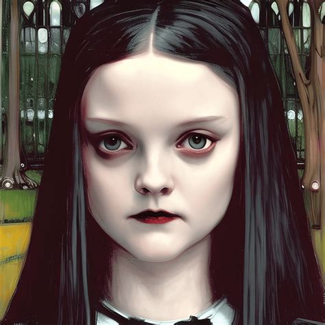 Wednesday Addams John William Waterhouse Merricat Blackwood · Creative