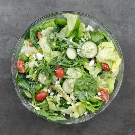 Green Salad Recipe With Lemon Vinaigrette Yellow Chilis