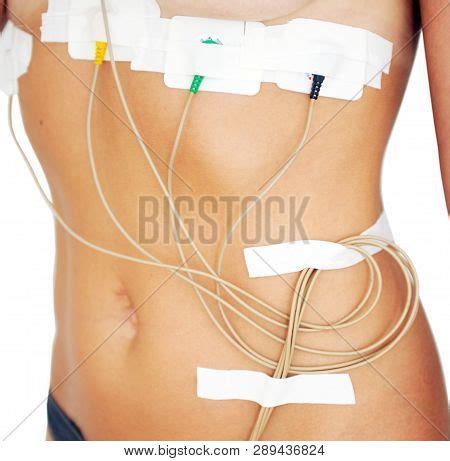 Woman Wearing Holter Image Photo Free Trial Bigstock
