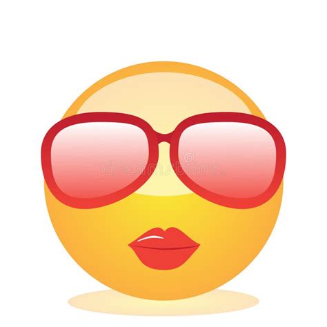 一个夫人的面孔的emoji戴眼镜的 库存例证 插画 包括有 机构 图表 抽象 眼睛 概念 含义 125271266