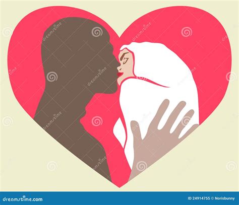 The Two Lovers Kissing Stock Illustration Illustration Of Adore 24914755