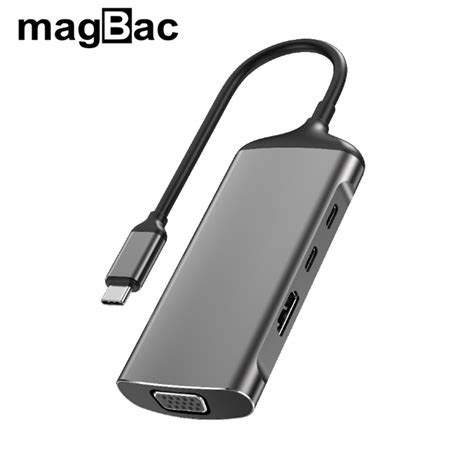 Usb C Hub Dock Station Voor Macbook Air M1 Ipad Pr Grandado