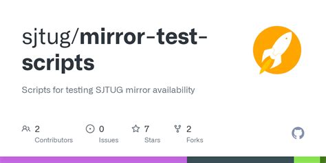 Github Sjtugmirror Test Scripts Scripts For Testing Sjtug Mirror Availability