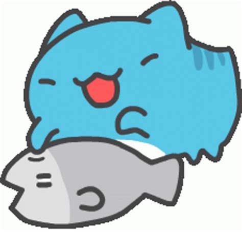 Capoo Bugcat Capoo Bugcat Blue Discover Share Gifs Fish