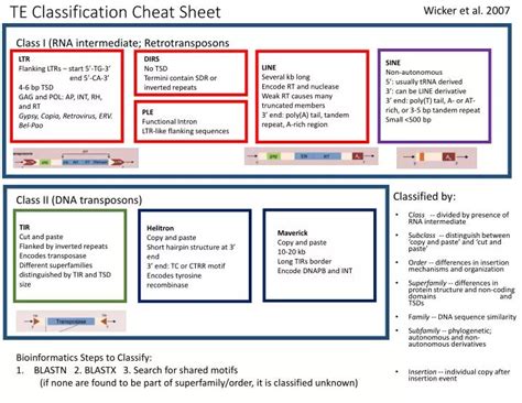 Ppt Te Classification Cheat Sheet Powerpoint Presentation Free
