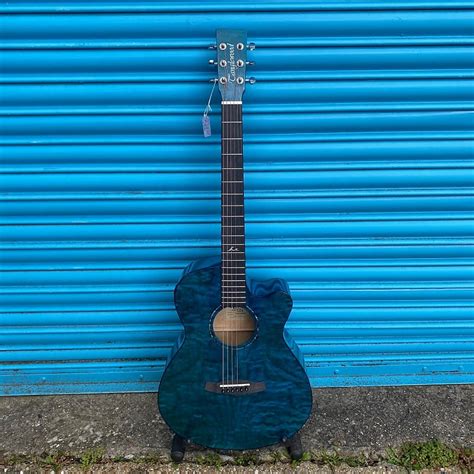 Tanglewood Azure Ta4ce Bl Super Folk Electro Acoustic Reverb Uk