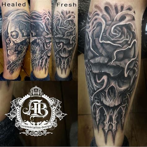 Gothic Skull Tattoo Designs