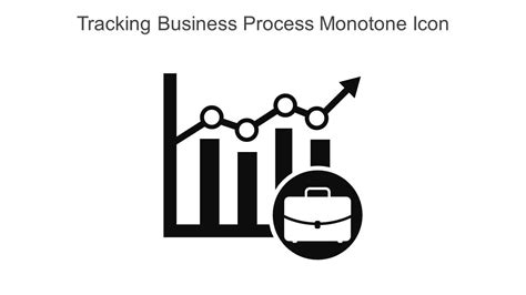 Tracking Business Process Monotone Icon In Powerpoint Pptx Png And