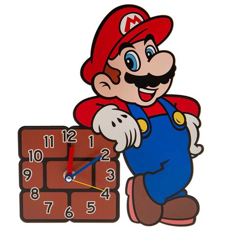 Super Mario Premium Metal Wall Clock Select Sports Souvenirs