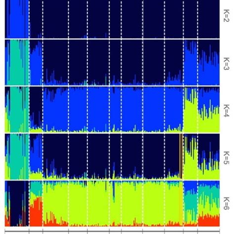 Results From The Bayesian Population Assignment Of Microsatellite Data