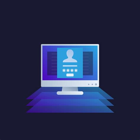 Login Authentication Password Access Vector Illustration 5202010