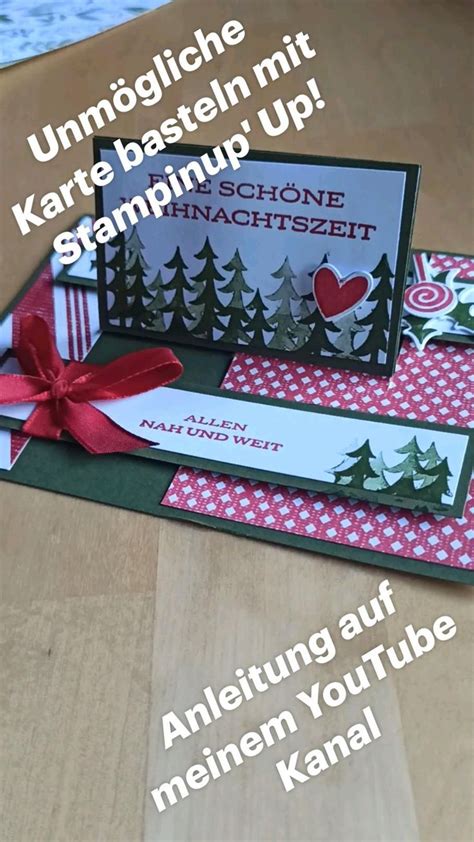 Unmögliche Karte basteln mit Stampinup Up Anleitung auf meinem