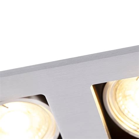Recessed Spot Steel Rectangular 2 Light Qure Lampandlight Uk