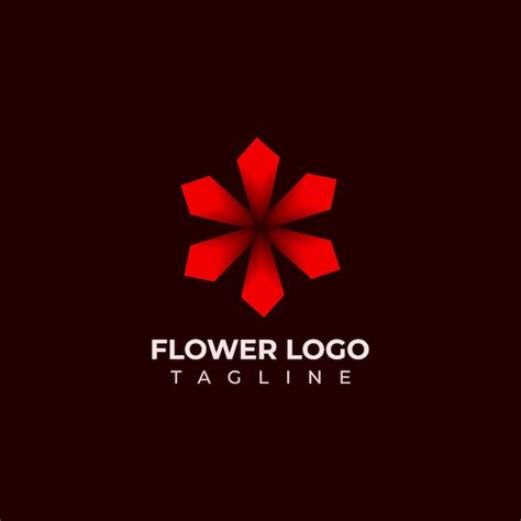 Premium Vector Abstract Flower Concept Logo