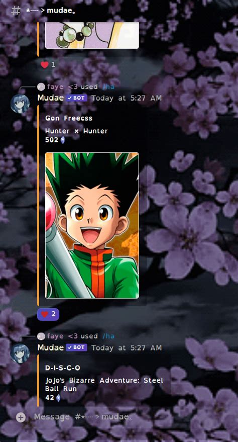 Decided To Roll While I Didnt Have Claim Just For Fun R Mudae