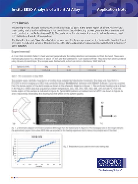 In Situ Ebsd Analysis Of A Bent Al Alloy Nanoanalysis Oxford Instruments