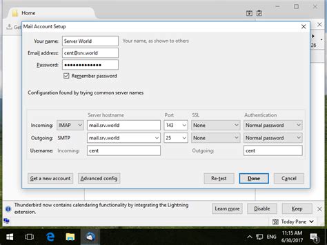 Centos Email Client S Setting Server World