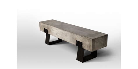 Modrest Haring Bench Concrete Furniture Concrete Bench Concrete Decor