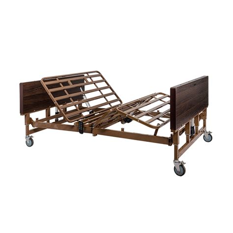Bariatric HD Homecare Bed W Half Rail Dynarex Corporation