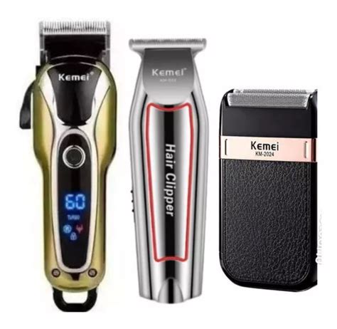 Kemei Maquina Corte Cabelo Sem Fio Km Shaver Frete grátis