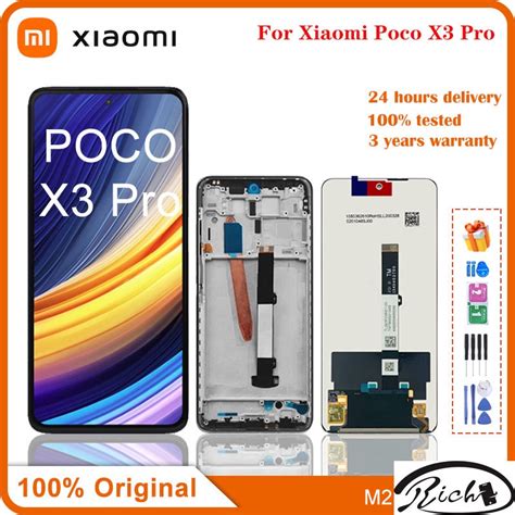 Original LCD For Xiaomi POCO X Pro LCD M J CG Display Touch Screen Digitizer For POCO X
