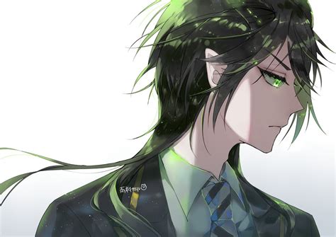 ツイステ「マレウス 」雨樹カエルのイラスト