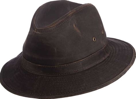 New Scala Men S Weathered Cotton Safari Hat Brown Medium Walmart Com