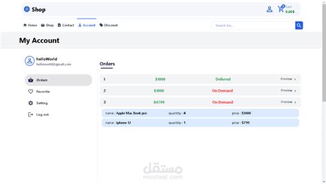 Full Stack E Commerce Website