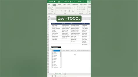 How To Use Tocol Function In Excel Krishnamishratech Exceltips Excel Corporate Accounting