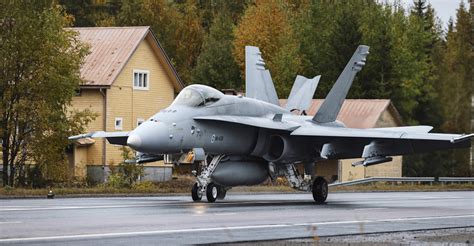 F-18 aircraft can operate from Ukrainian airfields, without their ...