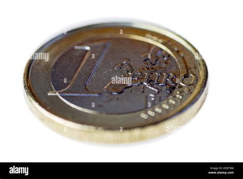 One Euro Coin Stock Photo Alamy