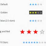 Interactive Star Rating Component With Pure Javascript Rater Js Css