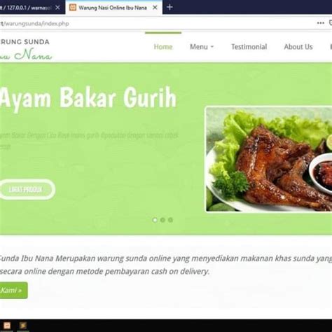 jual [source code] aplikasi pemesanan makanan online php mysqli