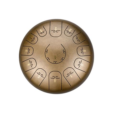 12 Inch 13 Notes Steel Tongue Drum Kit Tune C Empt Vicedeal