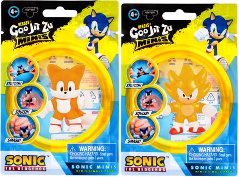 Heroes Of Goo Jit Zu Sonic The Hedgehog Minis Assorted Wholesale