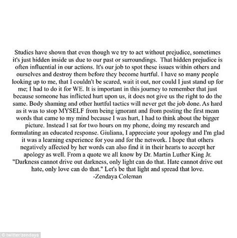 Zendaya Accepts Giuliana Rancics Apology Over Dreadlocks Comment