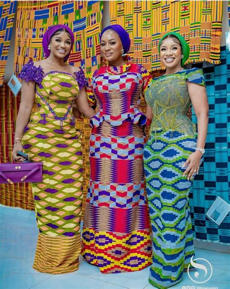 Pin By Afia On Kente African Fashion Kente Styles African Design Dresses