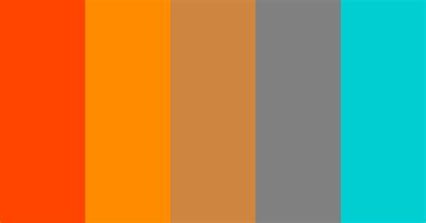 Coral Amber Autumn Monochromatic Turquoise Color Palettes Colormagic