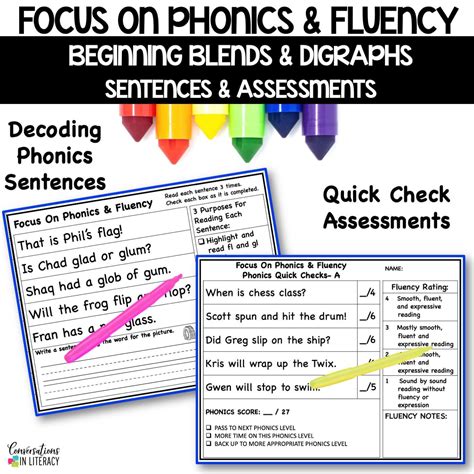 Blends And Digraphs Decoding Phonics And Fluency Worksheets With
