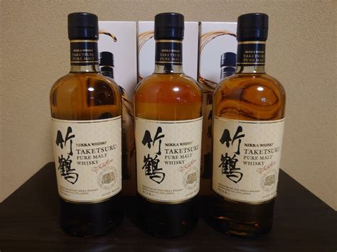 【未開栓】ニッカ 竹鶴 ピュアモルト 700ml 3本 8800円1本｜paypayフリマ