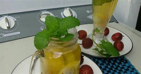 Resep Teh Leci Mint Oleh Ummi Abarr Cookpad