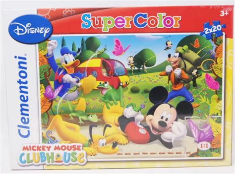 CLEMENTONI DISNEY Super Color Mickey Mouse Clubhouse 2 Puzzle