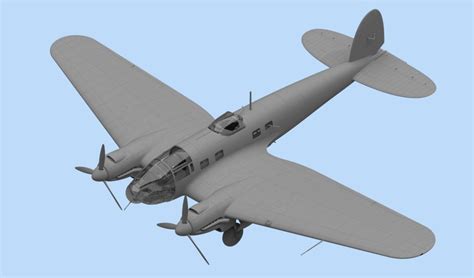He 111 H-3, Германский бомбардировщик сборная модель 1/48| Купить