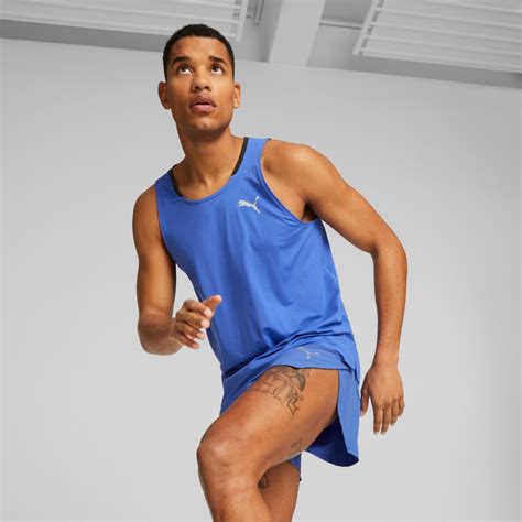 Майка Run CLOUDSPUN Singlet Men | Колір: Синій | Royal Sapphire | Puma ...