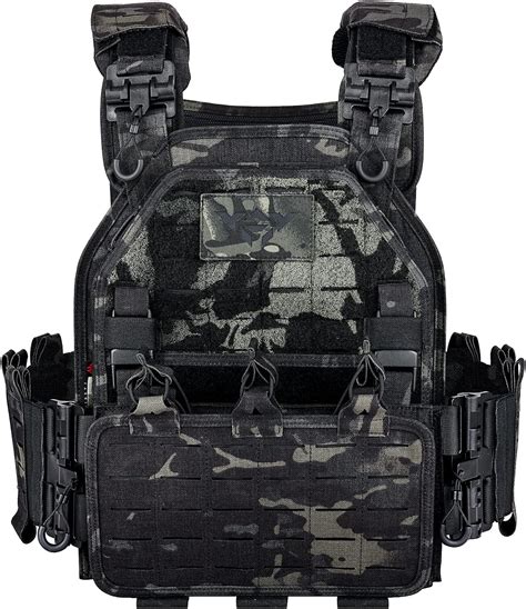 Buy Yakeda Multicam Tactical Vest For Men Military Cordura Quick Release Laser Cut Modular