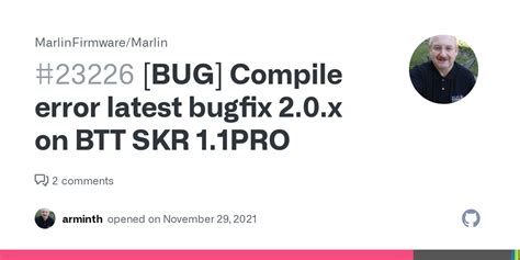 Bug Compile Error Latest Bugfix 20x On Btt Skr 11pro · Issue